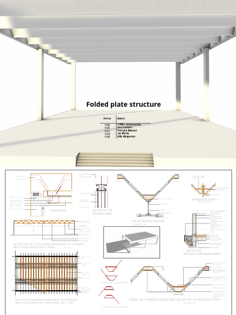 Group 2 Folded Plate | PDF | Components | Structural Engineering