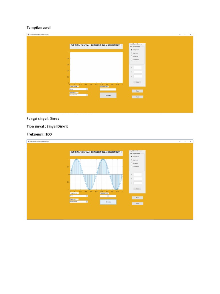 Screenshot Tampilan Dan Kodingan Matlab | PDF | Metode & Bahan Ajar