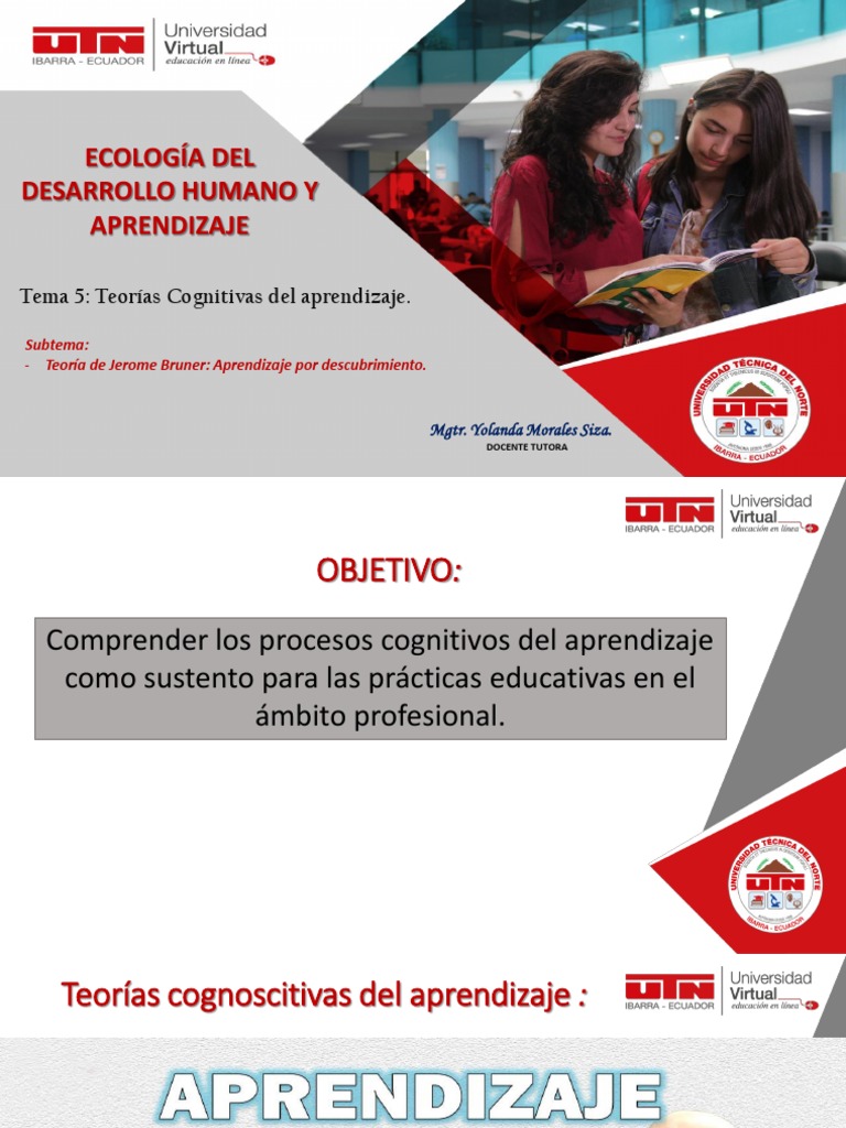 EDB - 2S - R02 - DIAPOSITIVAS - TEMA 5 - Brunner | PDF | Aprendizaje | Constructivismo ...