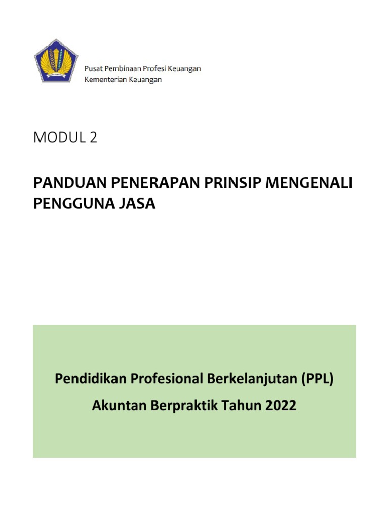 Modul 2 PPL Ab 2022 - Panduan Penerapan PMPJ | PDF