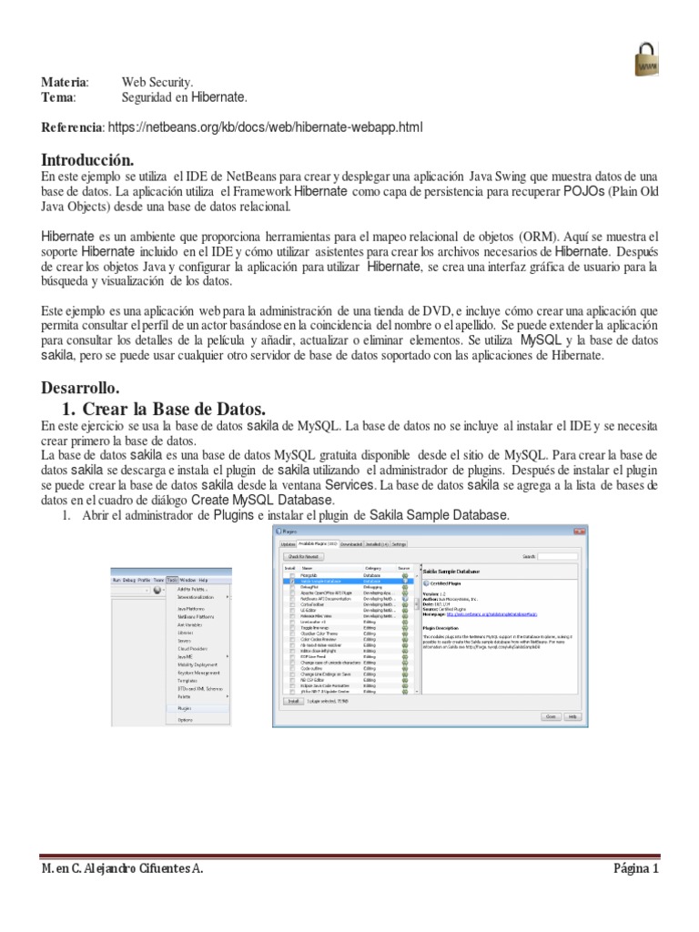 WebSec Hibernate | PDF | Mi sql | Java (lenguaje de programación) WebSec Hibernate | PDF | Mi sql | Java (lenguaje de programación)