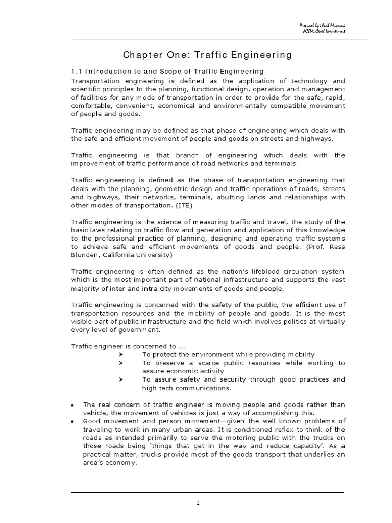 Transportation Engineering II | PDF | Traffic | Perception
