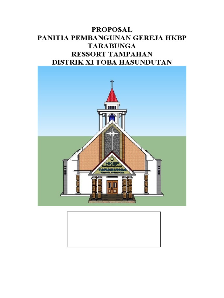 Proposal Pembangunan HKBP Tarabunga 2022 | PDF