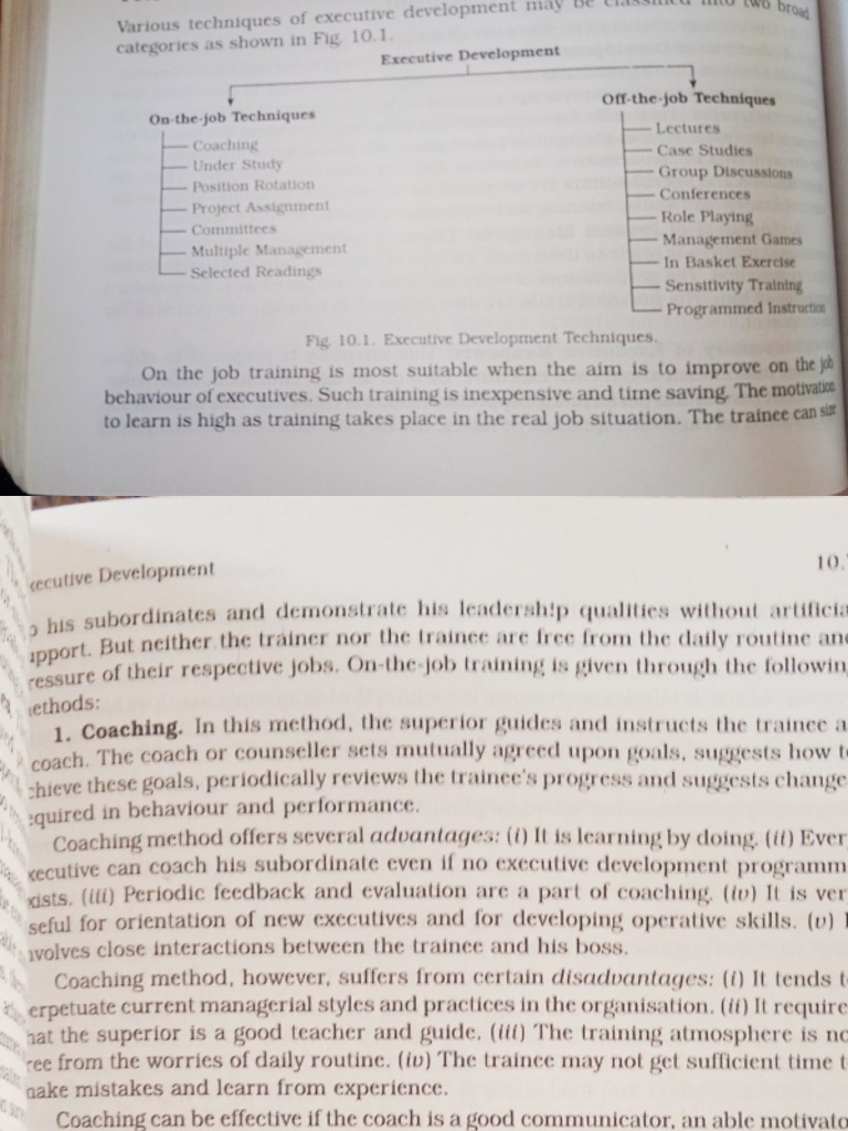 Methods of Executive Development | PDF