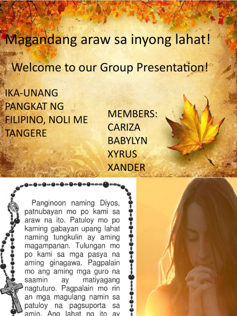 9Noli-Filipino, Presentation-WPS Office | PDF