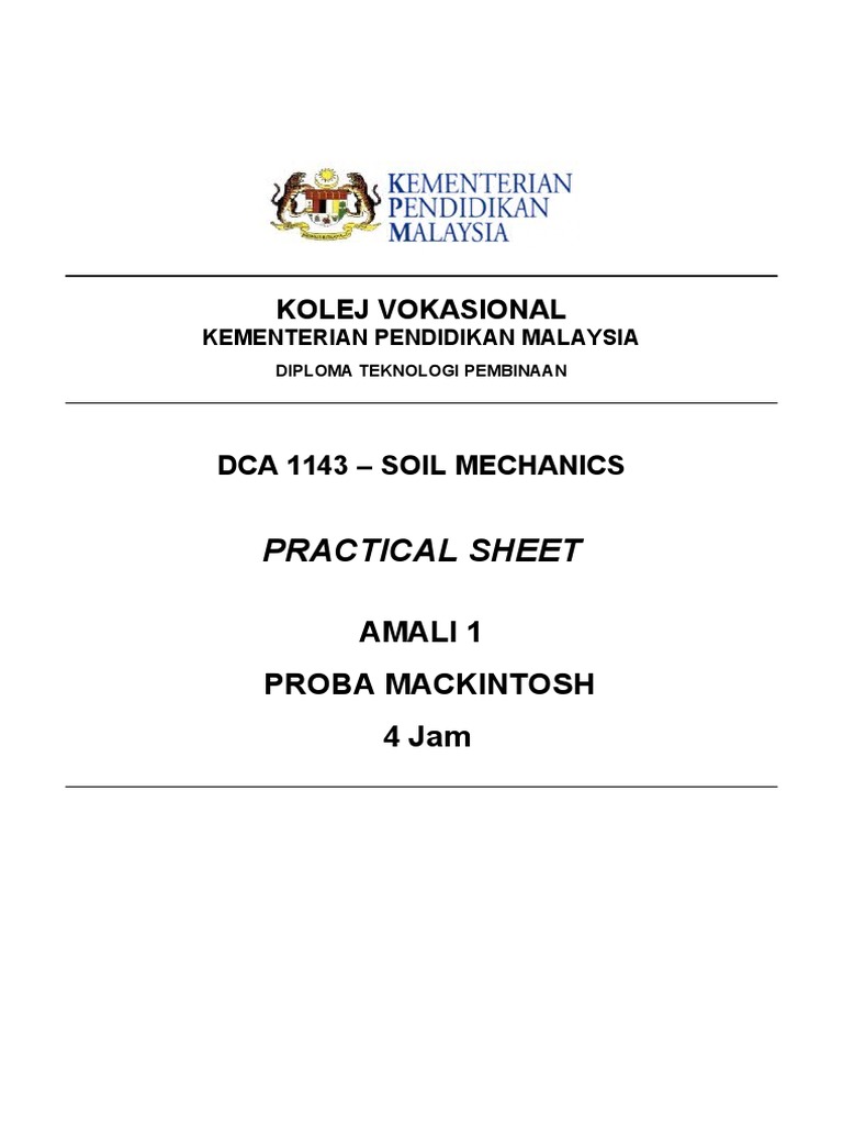 Dca 1143 - Practical Sheet 1 Proba Mackintosh | PDF