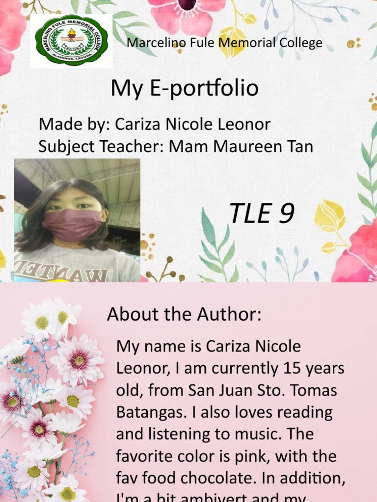 TLE 9 E-PORTFOLIO-WPS Office | PDF | Parenting