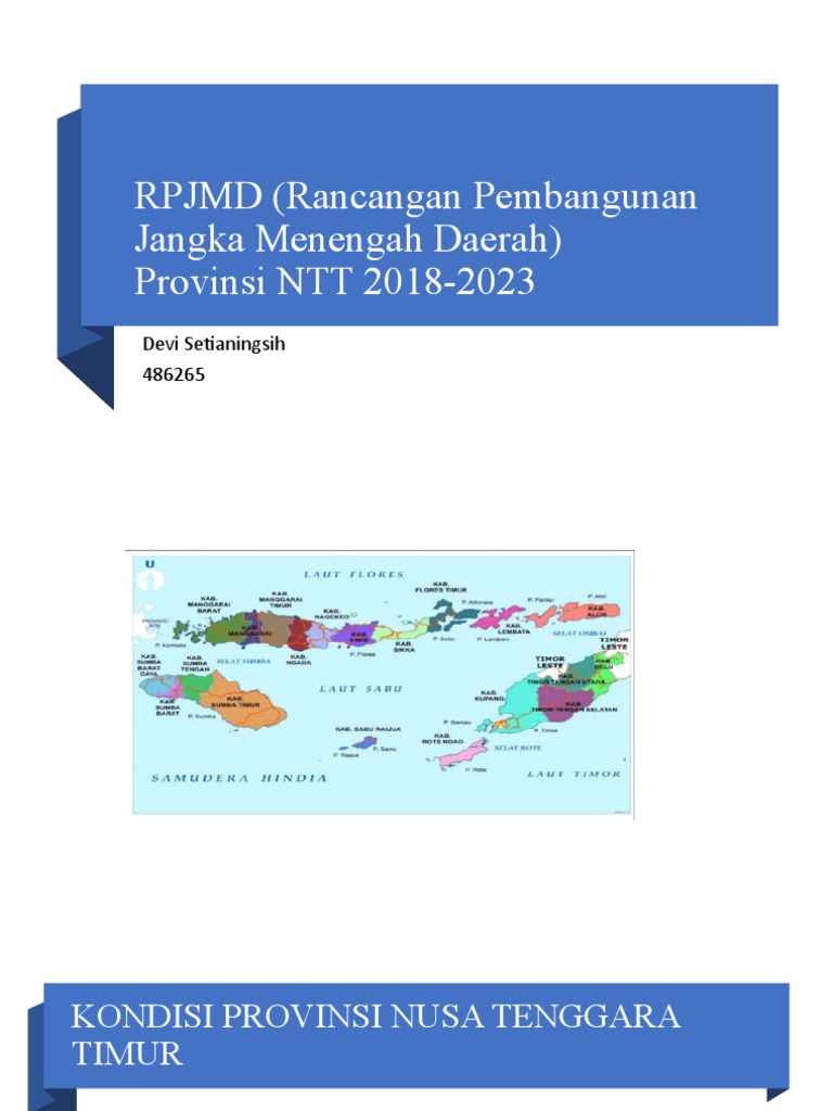 RPJMD (Rancangan Pembangunan Jangka Menengah Daerah) | PDF