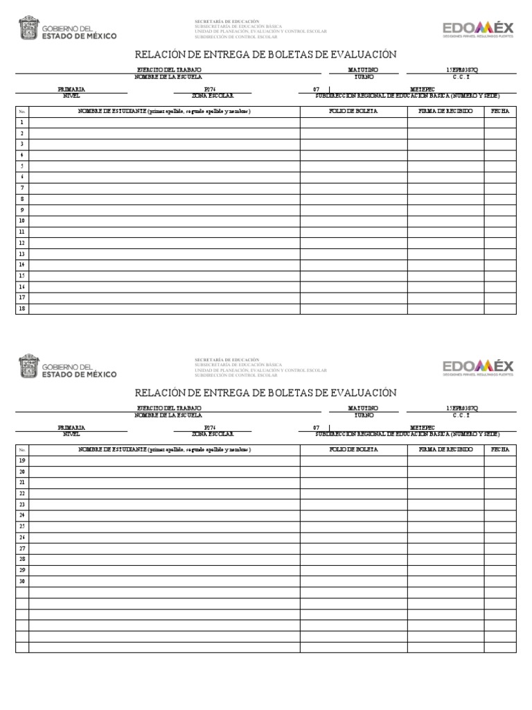 2 - 5 Formato Correcto para El Llenado de Folios 21-22 | PDF