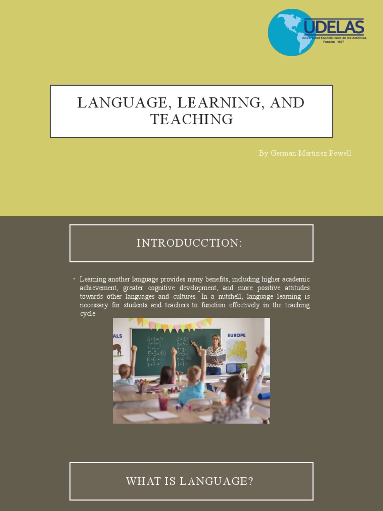 Language, Learning, and Teaching-GMP | PDF | Teaching Method ...