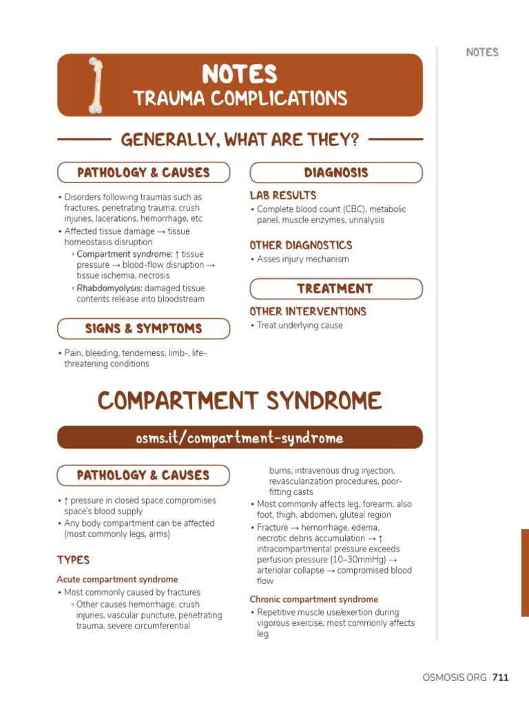 Trauma Complications and Treatment | PDF | Clinical Medicine | Medical ...