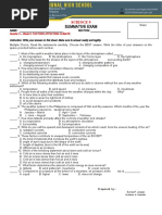 Unit 3 Module 2 Summative Test Climate | PDF | Climate | Weather