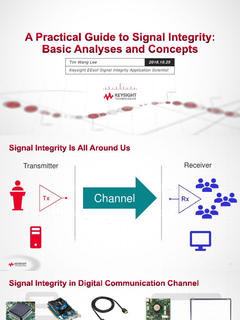Si Analysis Ads Pdf Transmission Line Electrical Impedance