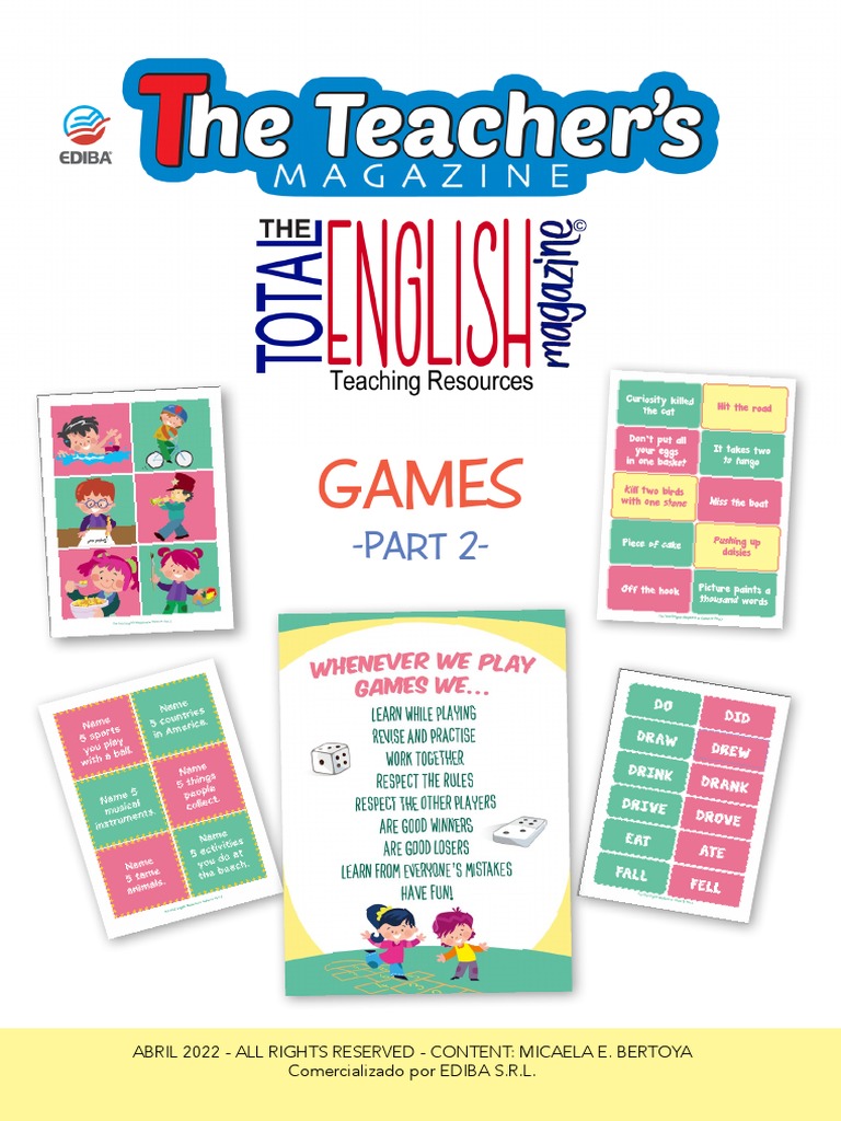 Revista The Teacher S Magazine | PDF | Word Search | English As A ...