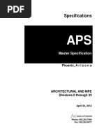 Current MasterFormat Divisions | PDF | Hvac | Building Insulation