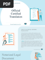 Certificate of Translation Template | PDF