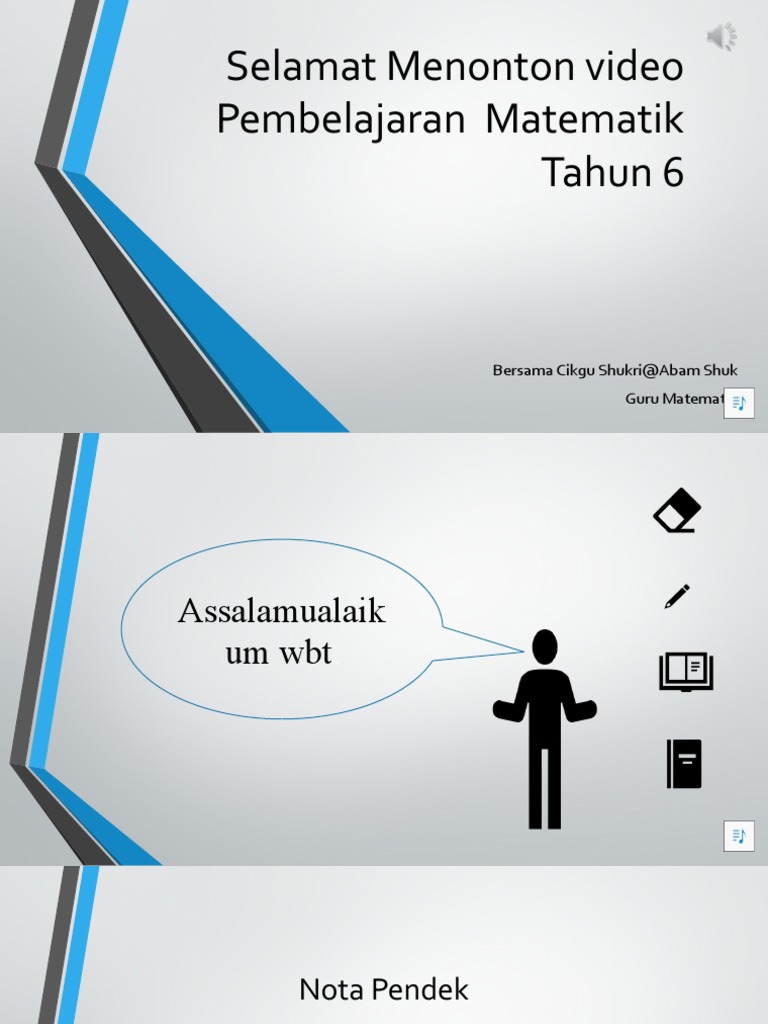 Matematik Tahun 6 | PDF