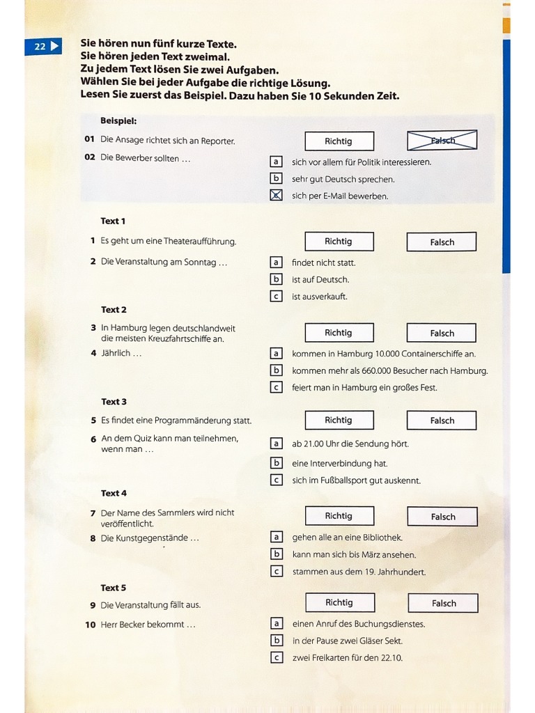 So Geht’s Zu B1- Modeltest | PDF