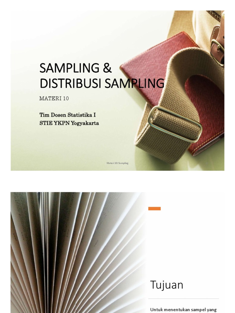 Materi - 10 SAMPLING 2020 | PDF