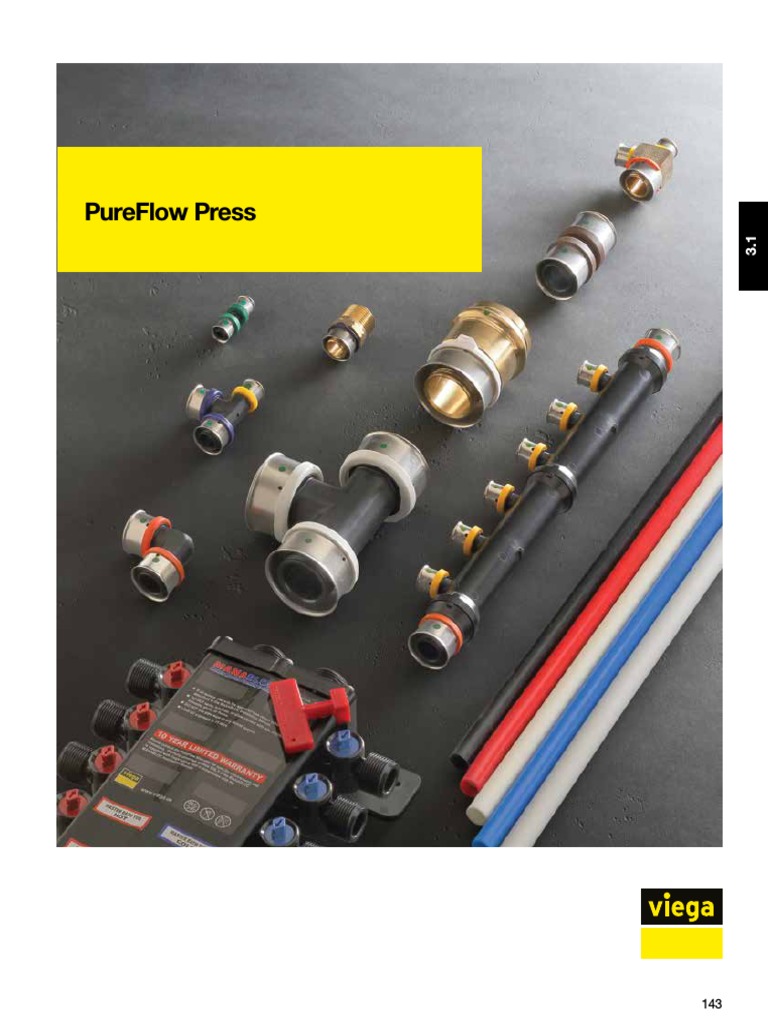 3.1 Viega PureFlow Press | PDF | Plumbing | Pipe (Fluid Conveyance)