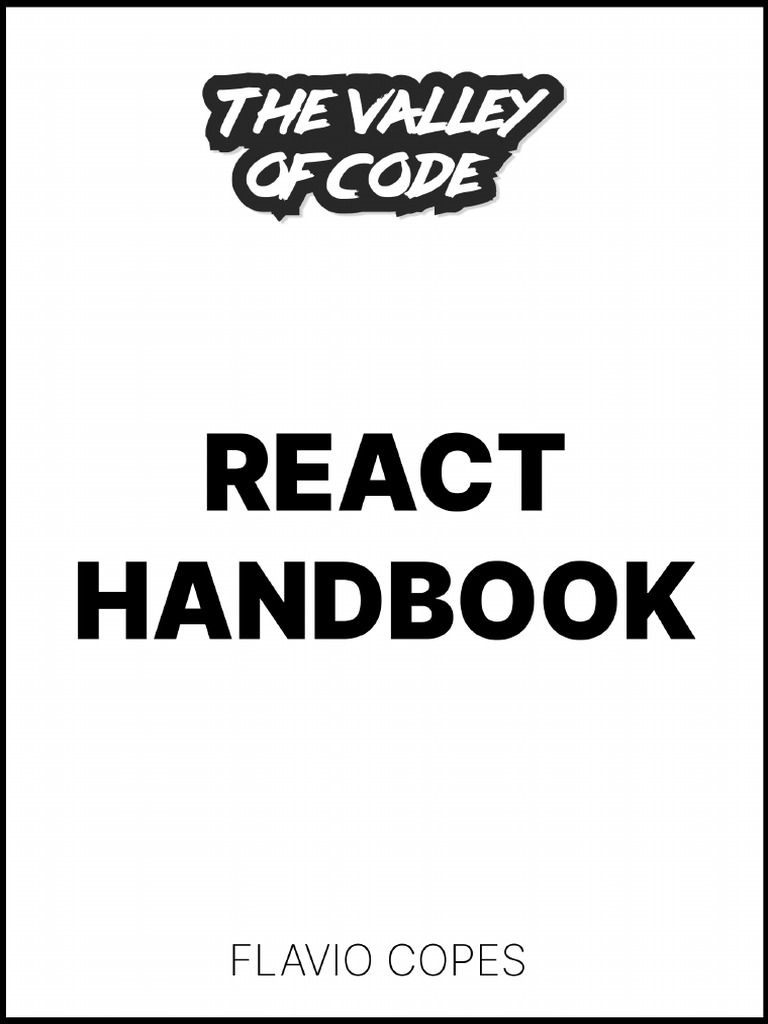 React Handbook | PDF | Java Script | Html