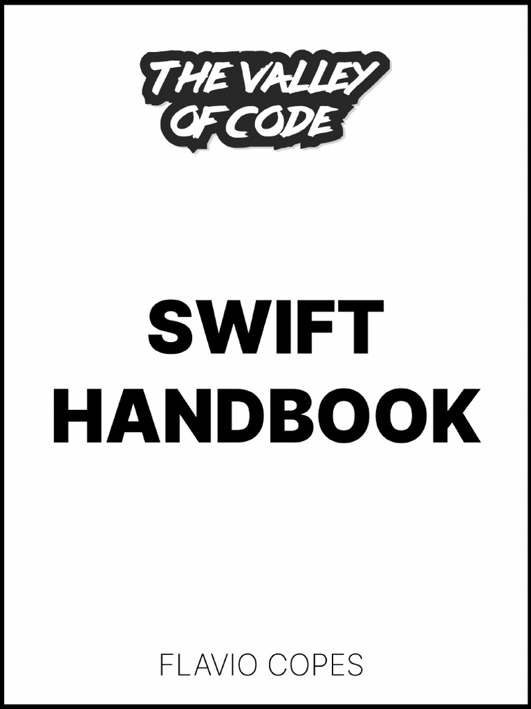 Swift Handbook Download Free Pdf Swift Programming Language Class Computer Programming
