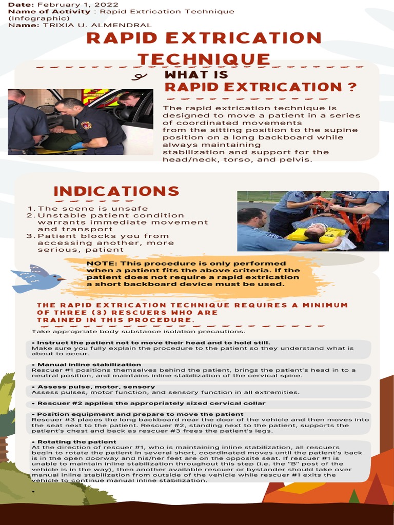 Rapid Extrication - Infographic | PDF | Clinical Medicine