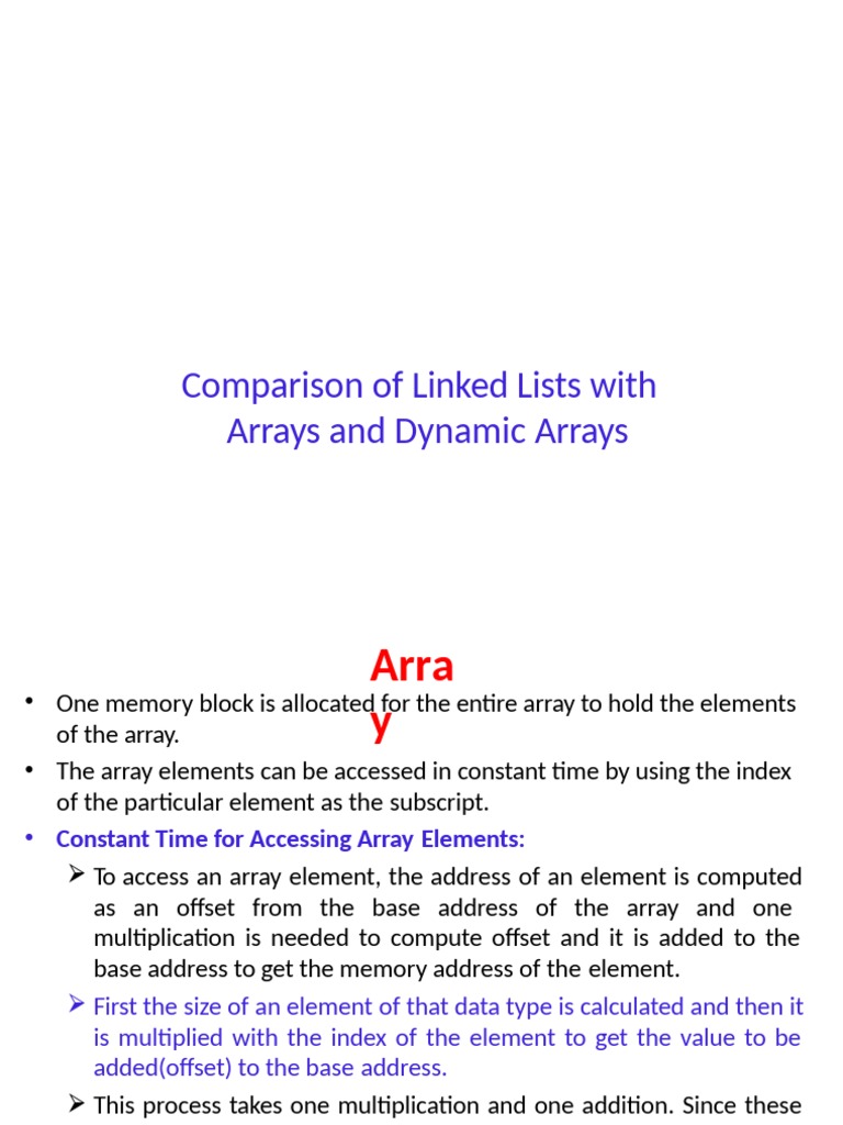 Dynamic Arrays | PDF | Array Data Structure | Computer Data