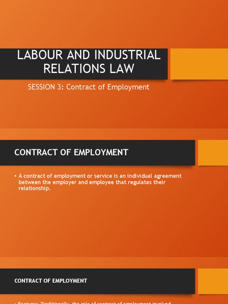 Contract of Employment | PDF | Legal Liability | Employment