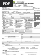 Building Permit (FRONT) | PDF | Notary Public | Economic Sectors