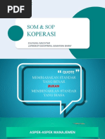 SOM Dan SOP Koperasi Simpan Pinjam | PDF | Pengelolaan Keuangan & Uang