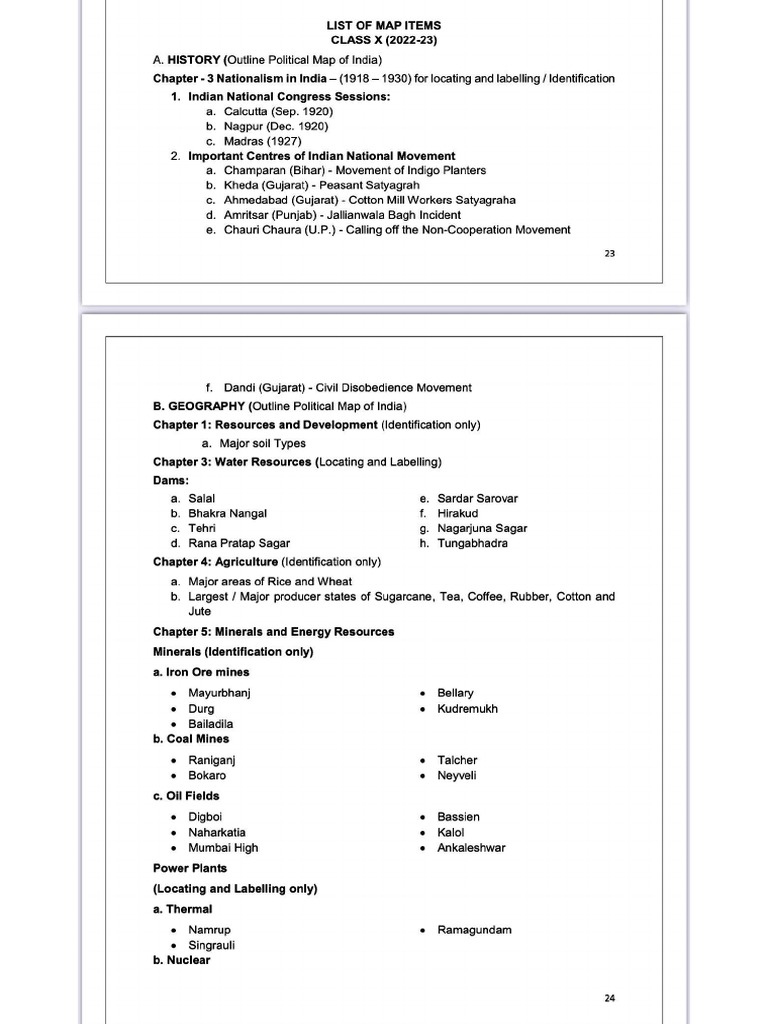 Social Science Map work | PDF