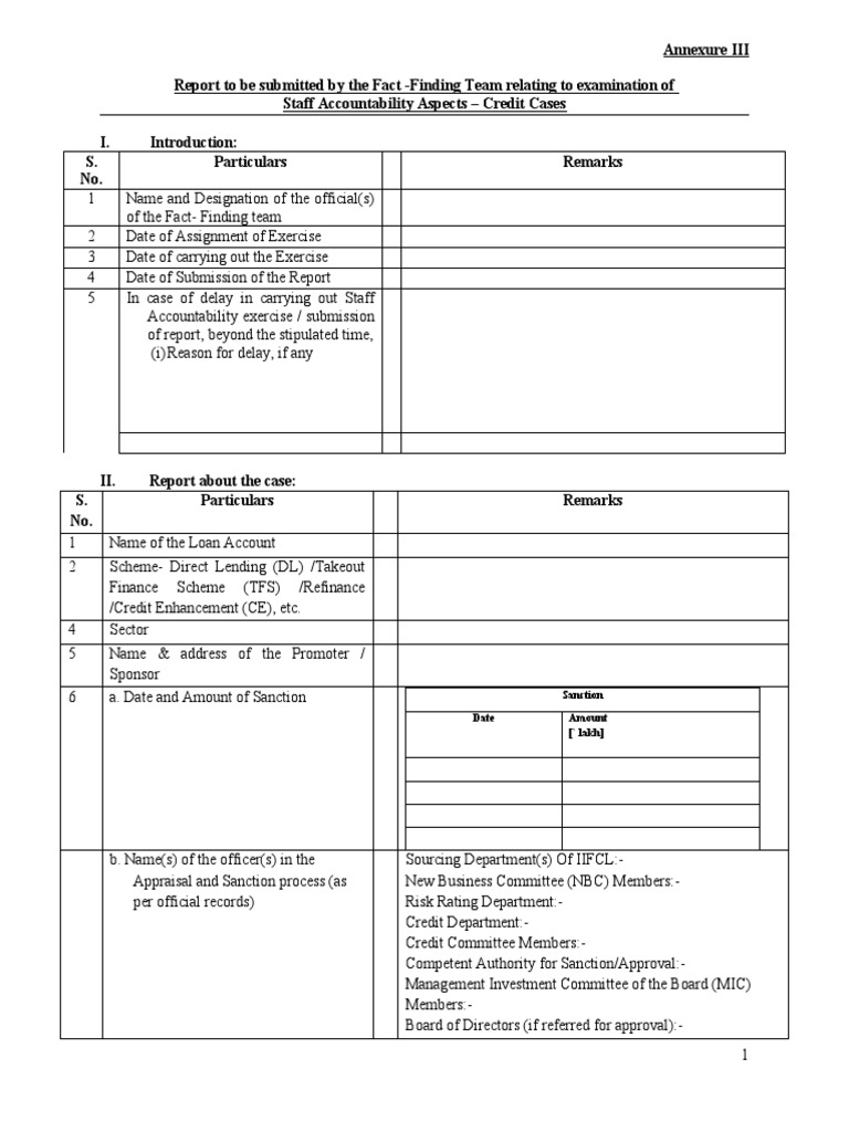 Annexure-III - FORMAT - MAHUWA Talaza | PDF | Credit | Finance & Money ...