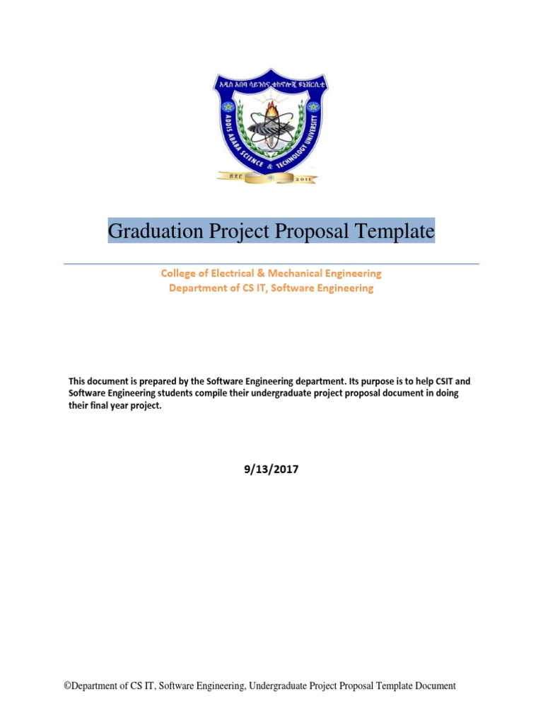 Graduate Project Proposal Template | Download Free PDF | Science ...