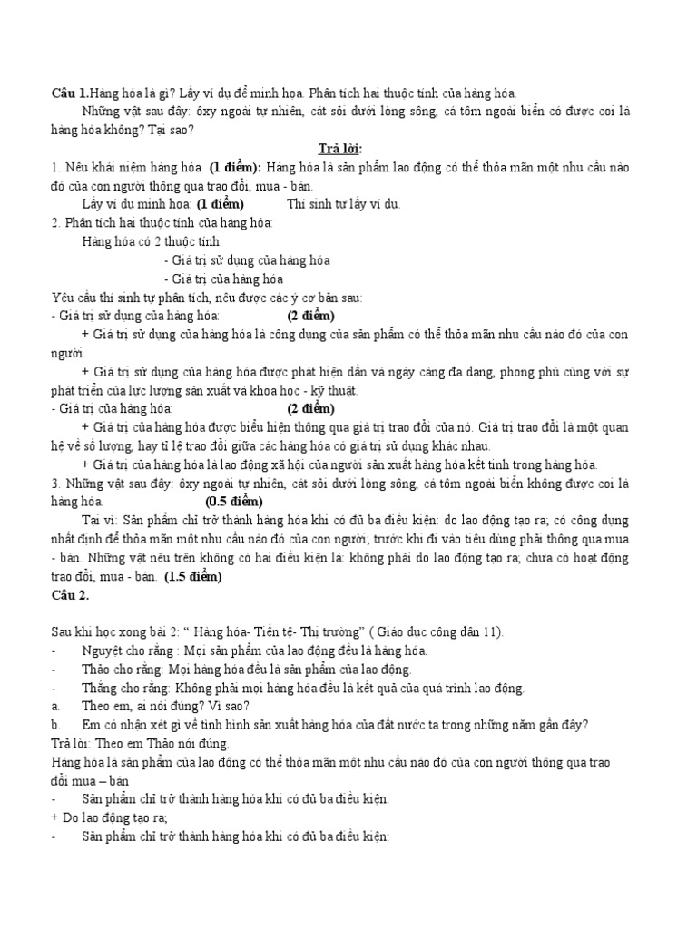 Giáo D C Công Dân 11 | PDF