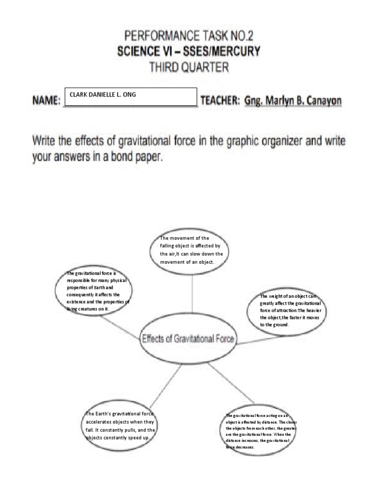 Performance Task 2 (Science) 3rd Quarter | PDF