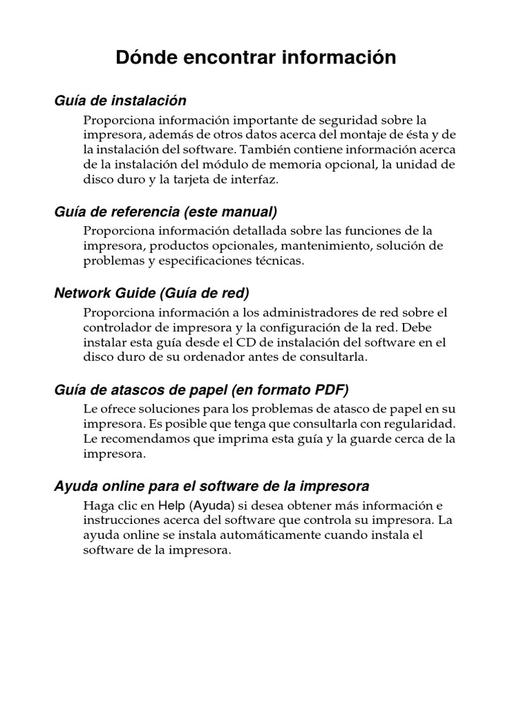 Epson EPL N3000 ES | PDF | Impresora (Computación) | Informática