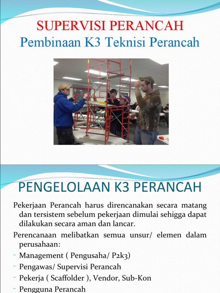 Supervisi Perancah | PDF