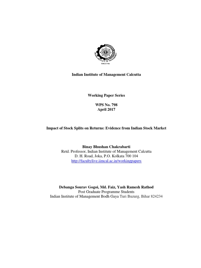 IIM Calcutta - Case Study | Download Free PDF | P Value | Statistical ...