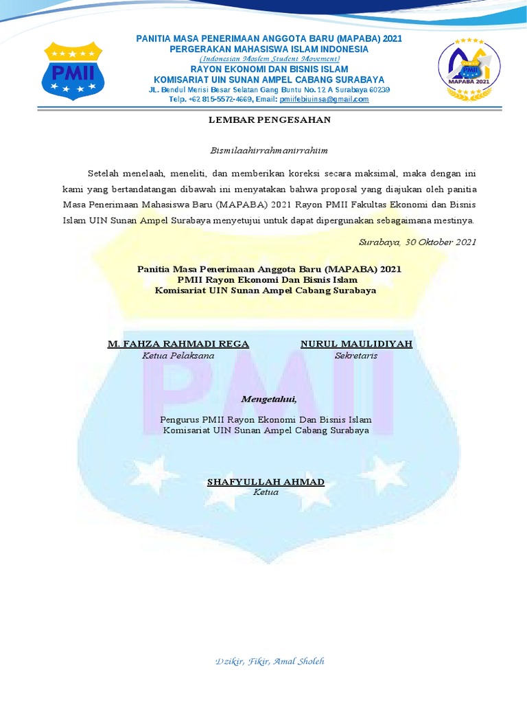 LPJ Mapaba 1 Febi 2021 | PDF