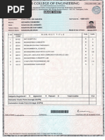 B.tech Marksheet PDF-redacted | PDF | Engineering