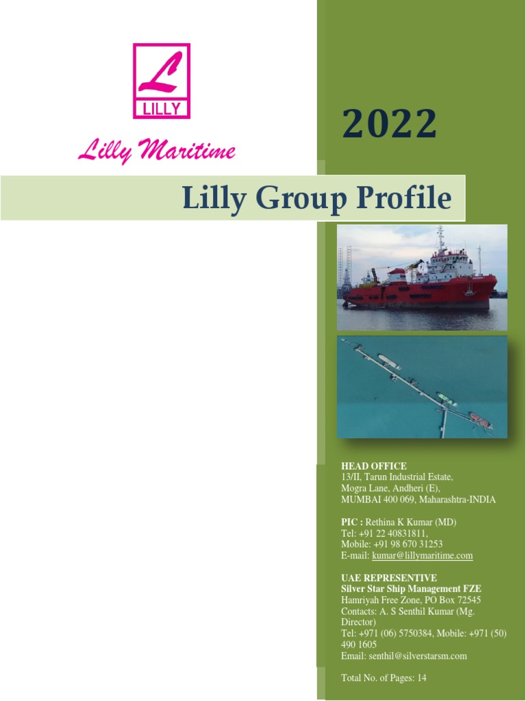 Lilly Maritime Company Profile 2022 | PDF | Ships | Oil Tanker