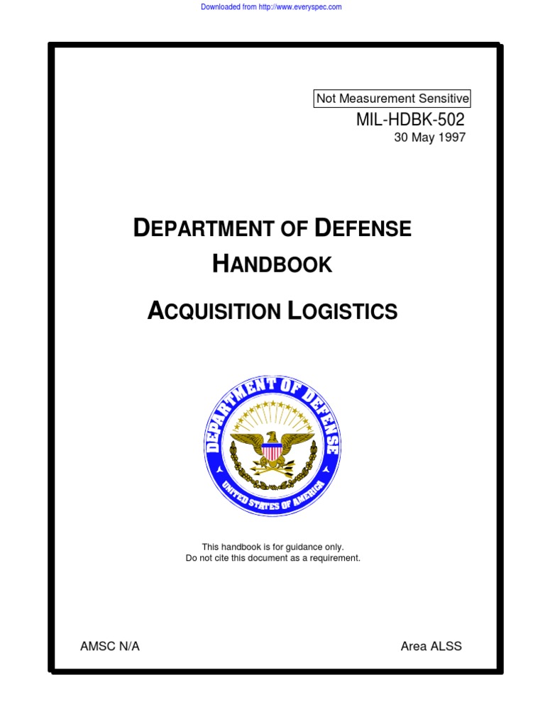 DoD Acquisition Logistics Guide | PDF | Systems Engineering ...
