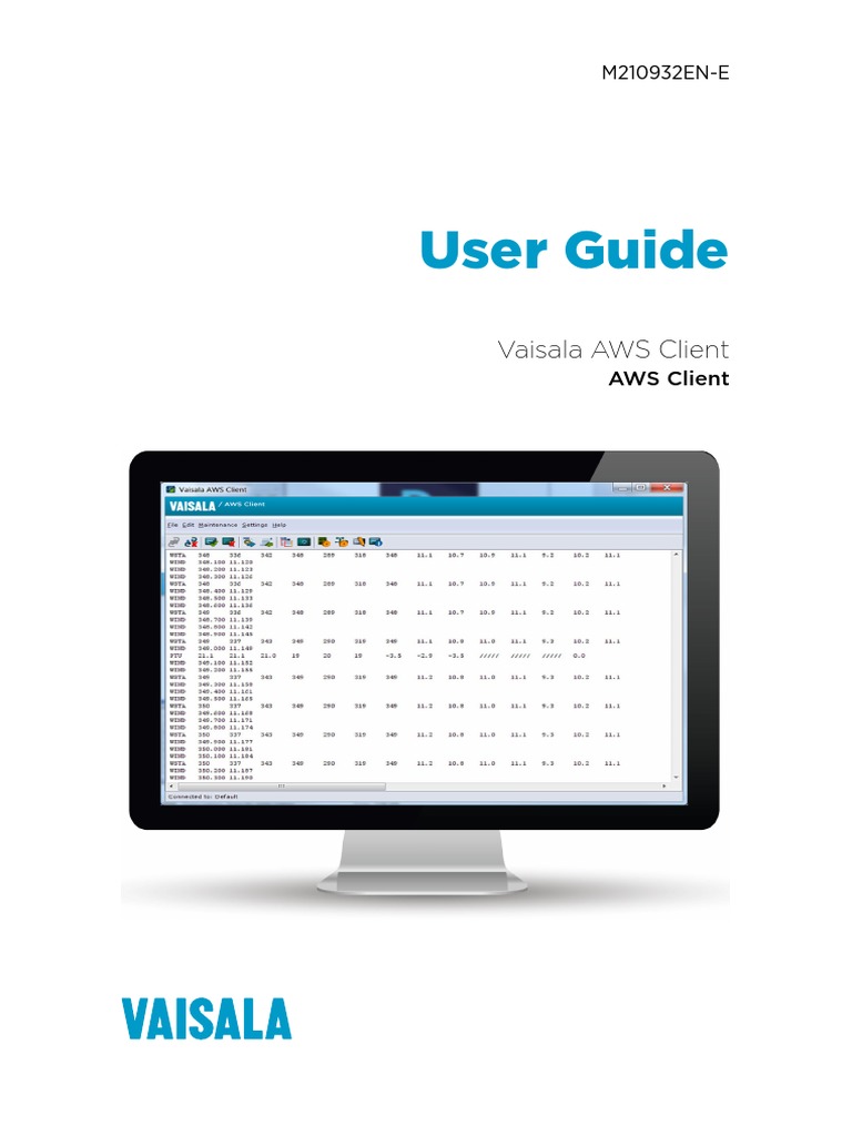 Vaisala AWS - Client - UG - M210932EN | Download Free PDF | Port (Computer Networking) | Network ...