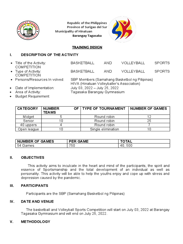 Activity Design Referees | PDF | Sports