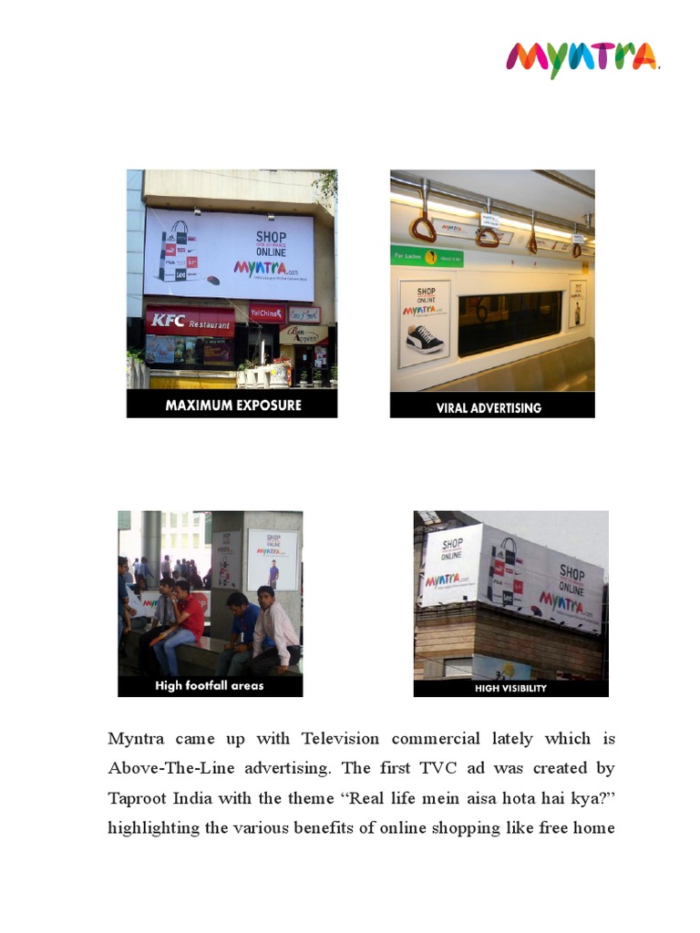 Project Myntra | PDF | Online Advertising | Enterprise Resource Planning