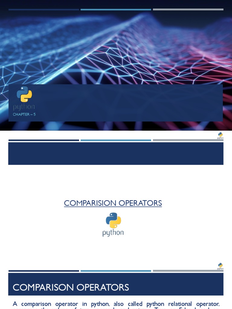 Python -5 | PDF | Boolean Data Type | Python (Programming Language)