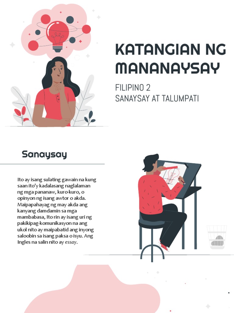 Week 4 Mananaysay | PDF