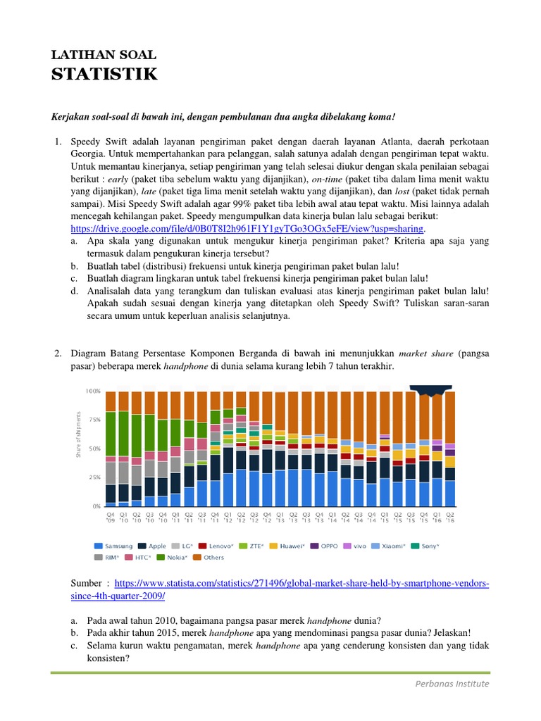 Latihan UTS Statistik v1 | PDF
