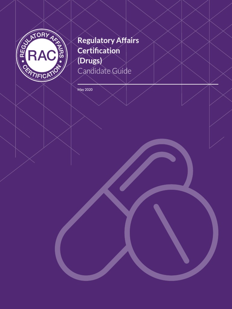 Regulatory Affairs Certification (Drugs) : Candidate Guide | PDF | Test ...